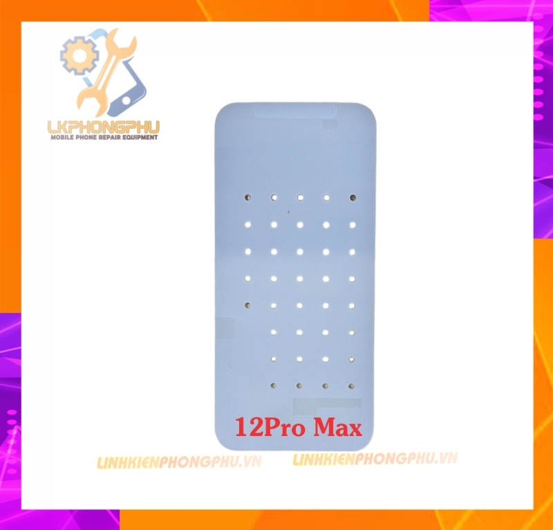 Đế Cao Su trắng dày ép kính màn hình IP : 12mini/12/12Pro/12Pro Max