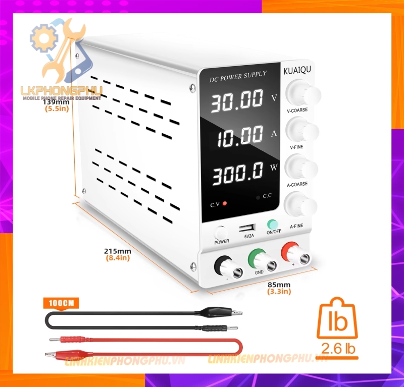 Cấp Nguồn Xung KUAIQU SPS C3010 (30V-10A)