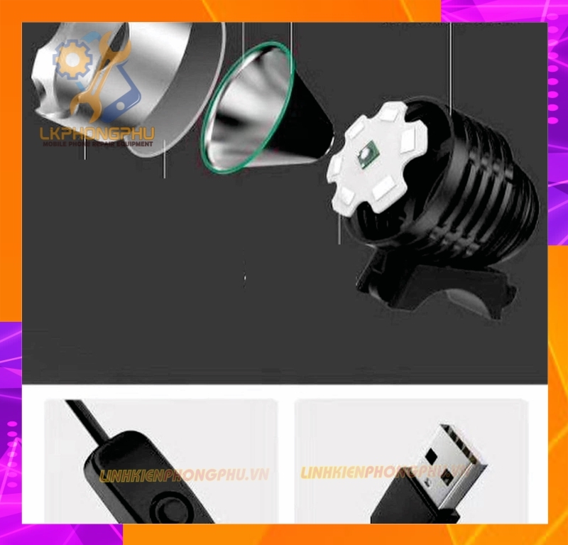 Đèn Led UV USB 5V 10W